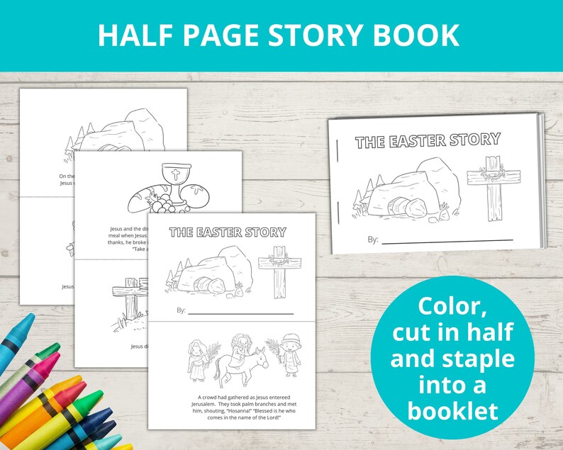 Easter Story Bible Story Activities Sunday School Craft - Etsy