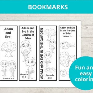 Adam and Eve Bible Story Activities, Sunday School Craft, Activity Pack ...