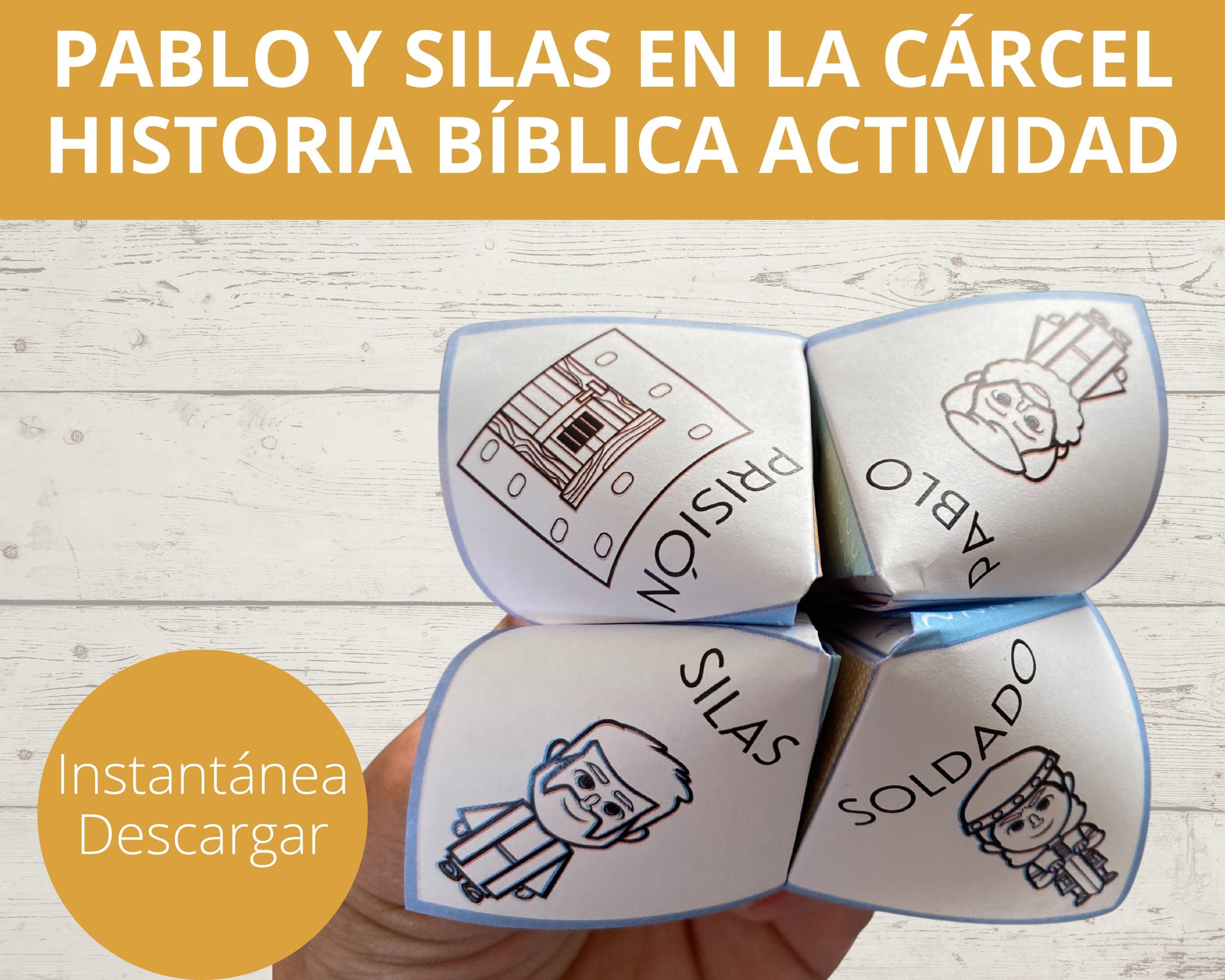 En Español Pablo Y Silas En La Cárcel Historia Bíblica - Etsy