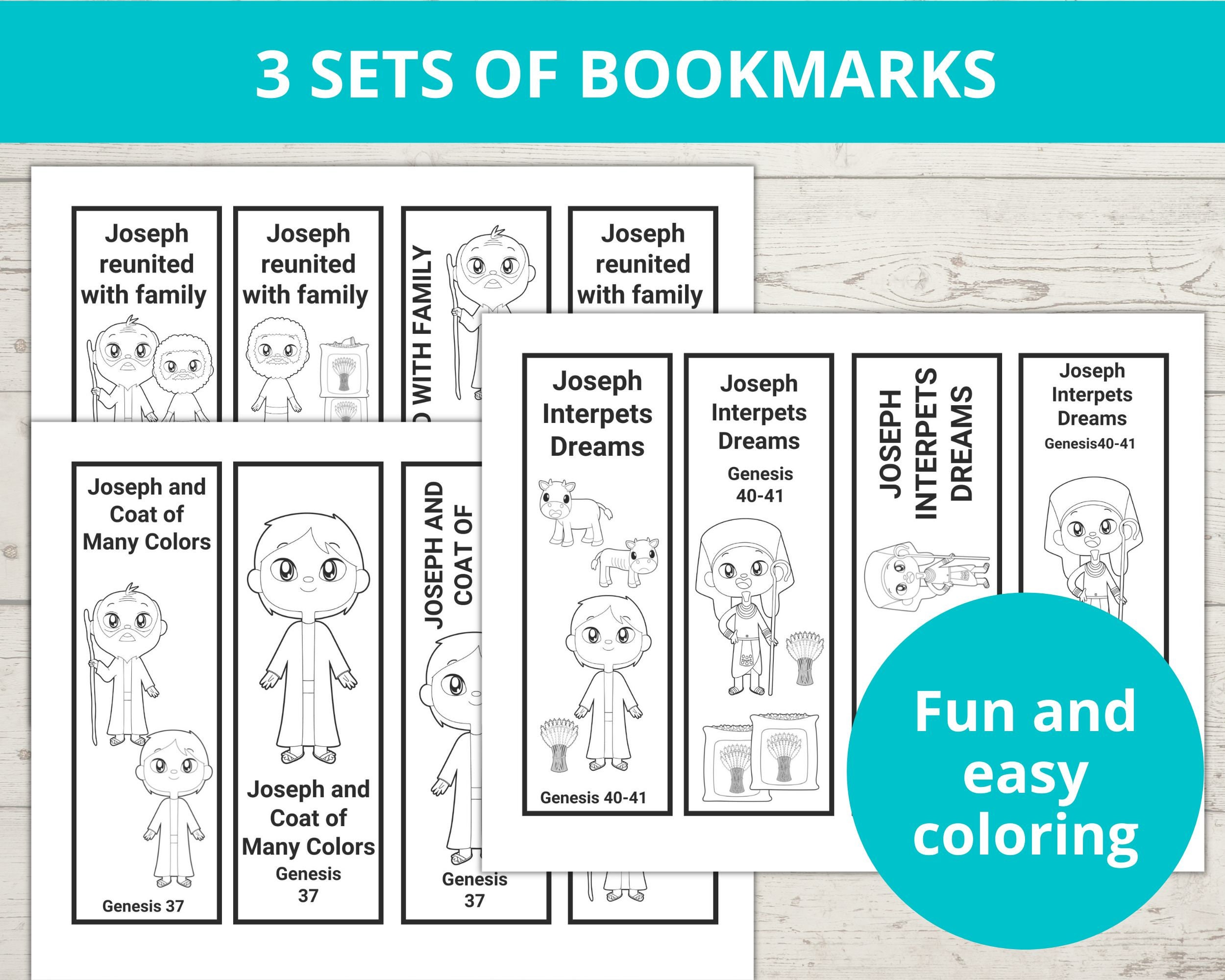 Story of Joseph Bible Story Activities, Sunday School Craft, Activity ...