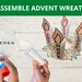 Christmas Advent Wreath, Paper Advent Activities, Catholic Advent ...