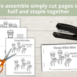 Three Wise Men, Nativity Craft, Bible Story Crafts, Mini Books ...