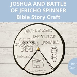Joshua and the Battle of Jericho, Bible Story Printable, Joshua 6 ...