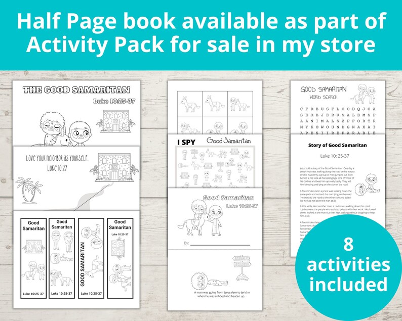 Good Samaritan Craft, Parables of the Good Samaritan, Parables of Jesus ...