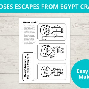 Moses Escapes From Egypt, Moses Shepherd, Moses Staff, Bible Story ...