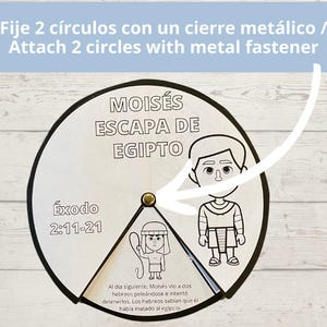 Moses Escapes From Egypt in Spanish, Moisés Escapa De Egipto Spinner En ...