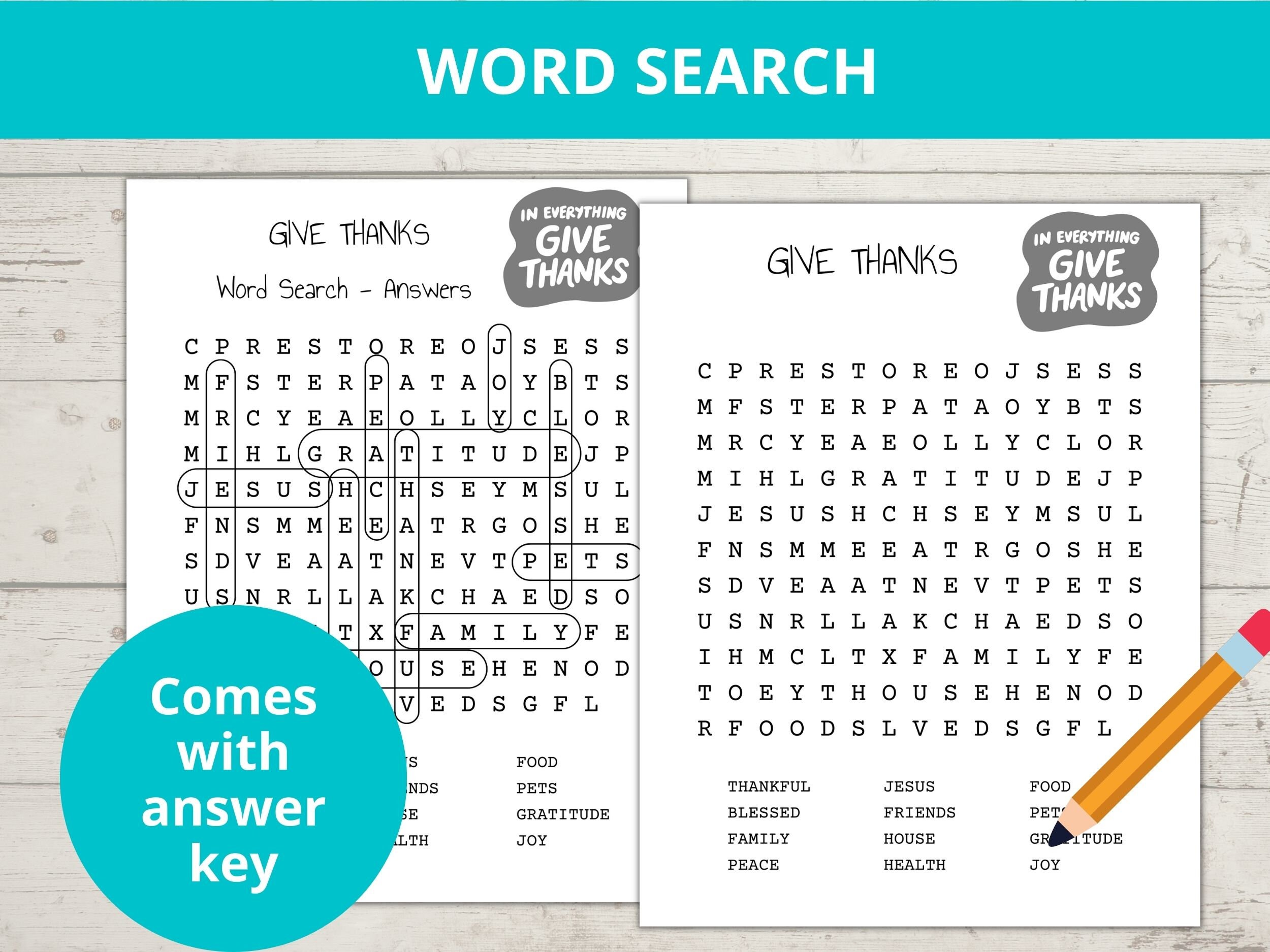 Give Thanks to the Lord, Bible Story Activity, Sunday School Craft ...