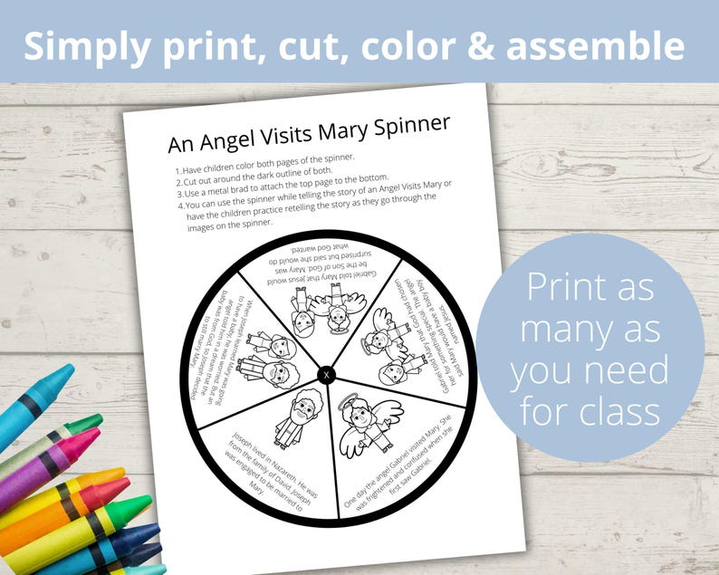 Angel Gabriel Visits Mary, Mary Visited by Angel, Mary and Joseph ...