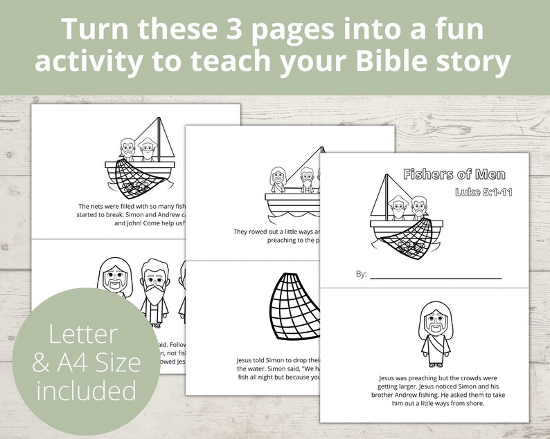 I Will Make You Fishers of Men, Follow Jesus, Following Jesus Craft ...