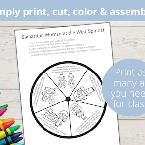 Woman at the Well Craft, Samaritan Woman, Sunday School Activities ...