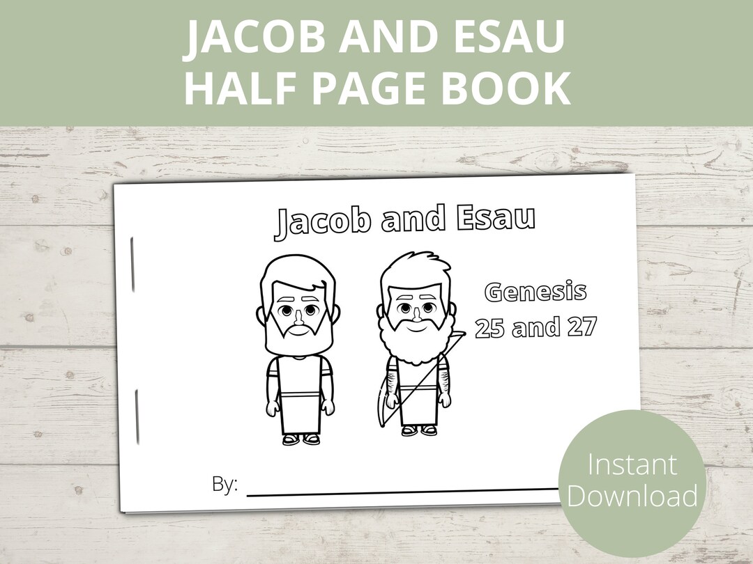 Jacob and Esau, Isaac and Rebekah, Sunday School Crafts, Preschool ...