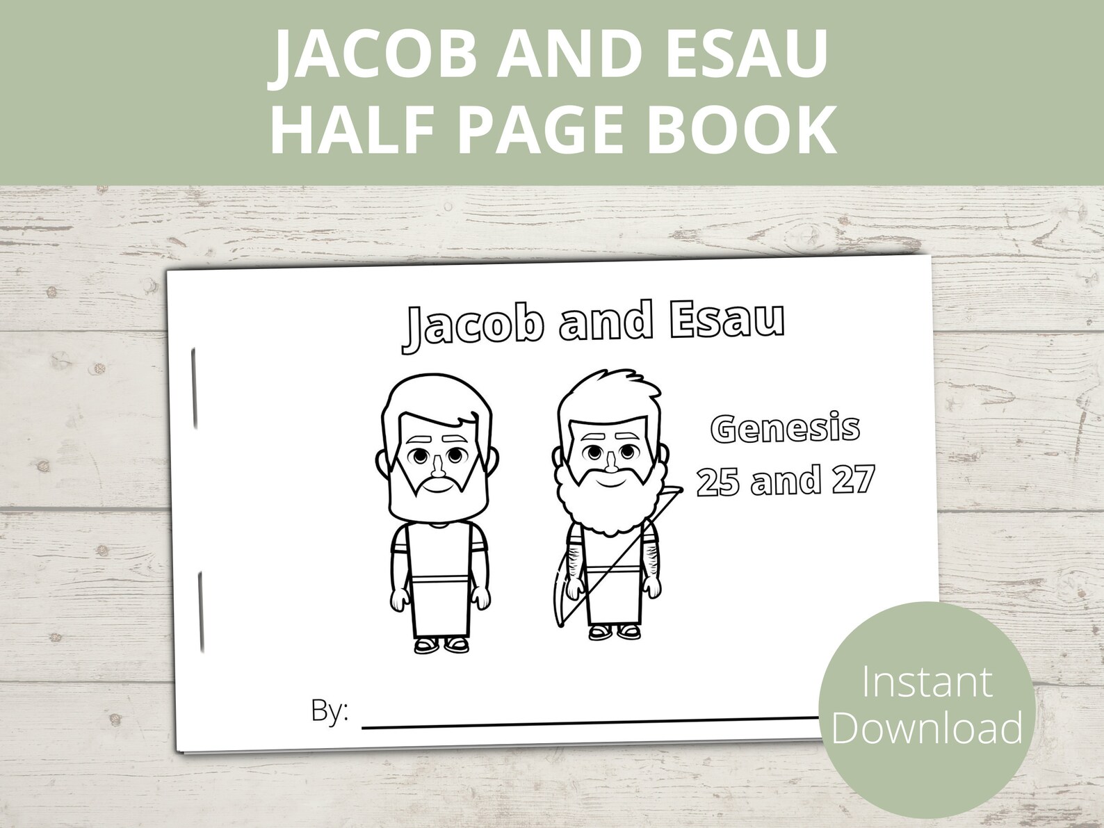 Jacob and Esau, Isaac and Rebekah, Sunday School Crafts, Preschool ...