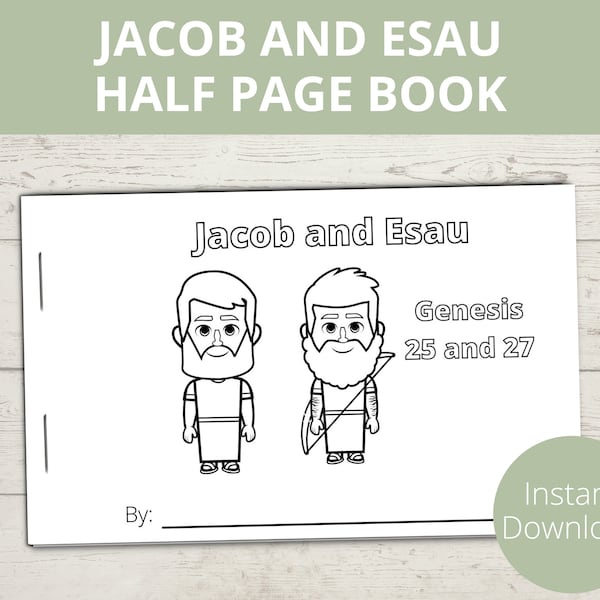 Jacob and Esau Craft - Etsy