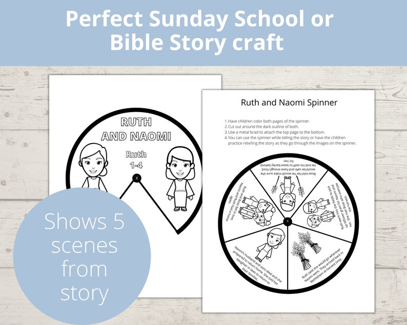 Ruth and Boaz, Ruth and Naomi, Sunday School Activities, Kids Bible ...