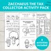 Zacchaeus Printable, Zacchaeus the Tax Collector, Bible Story Crafts ...
