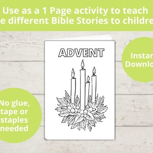 Advent for Kids, Advent Coloring, Christmas Advent, Craft Sunday School ...
