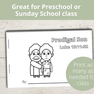 Prodigal Son Craft, Parables of Jesus Printable, Prodigal Son Parable ...