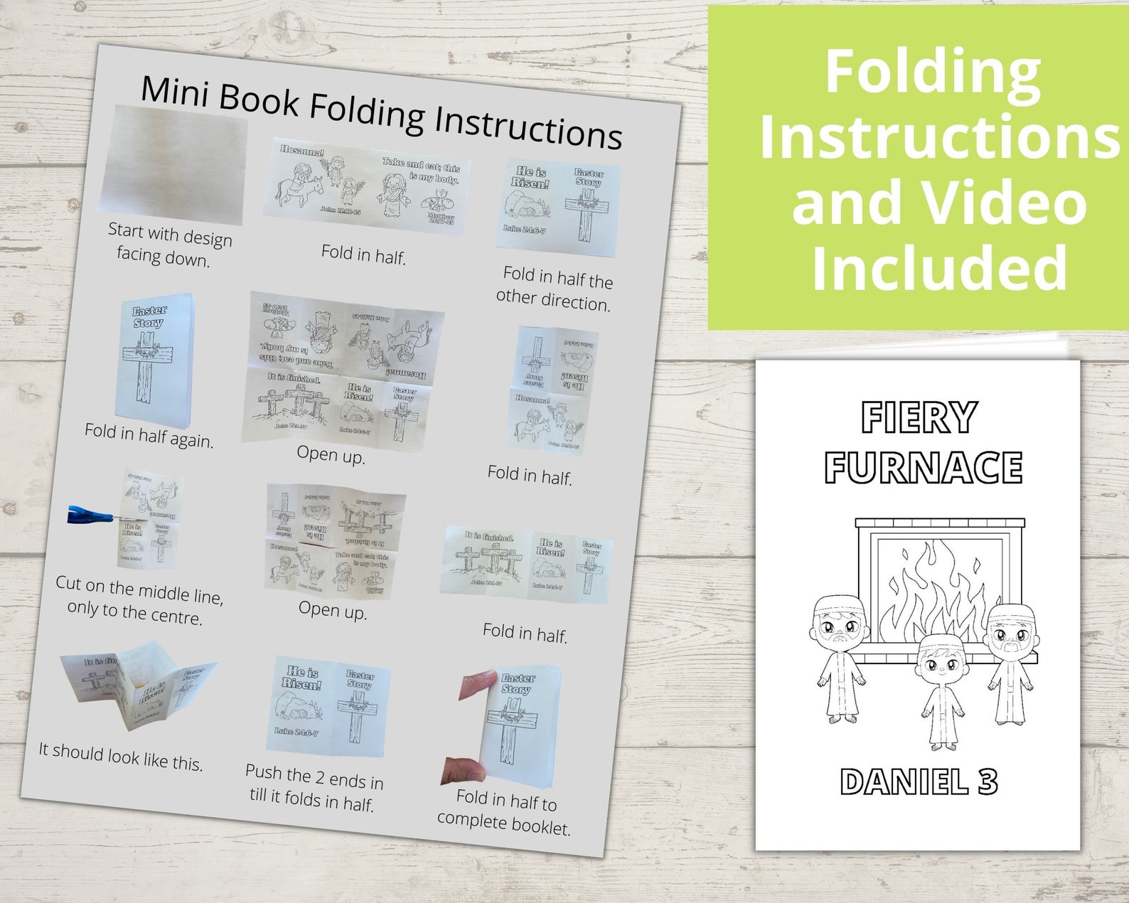 Shadrach Meshach Abednego, Fiery Furnace Sunday School Craft, Old ...