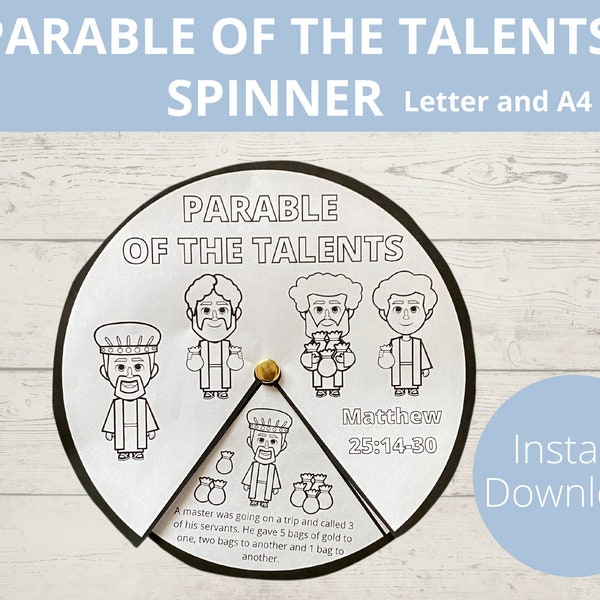 Lds Talent Parable - Etsy