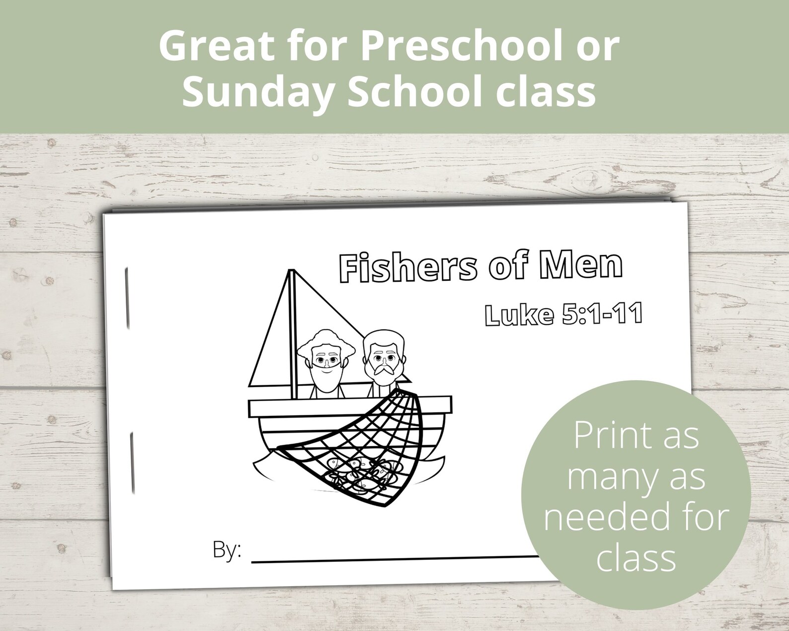 I Will Make You Fishers of Men, Follow Jesus, Following Jesus Craft ...