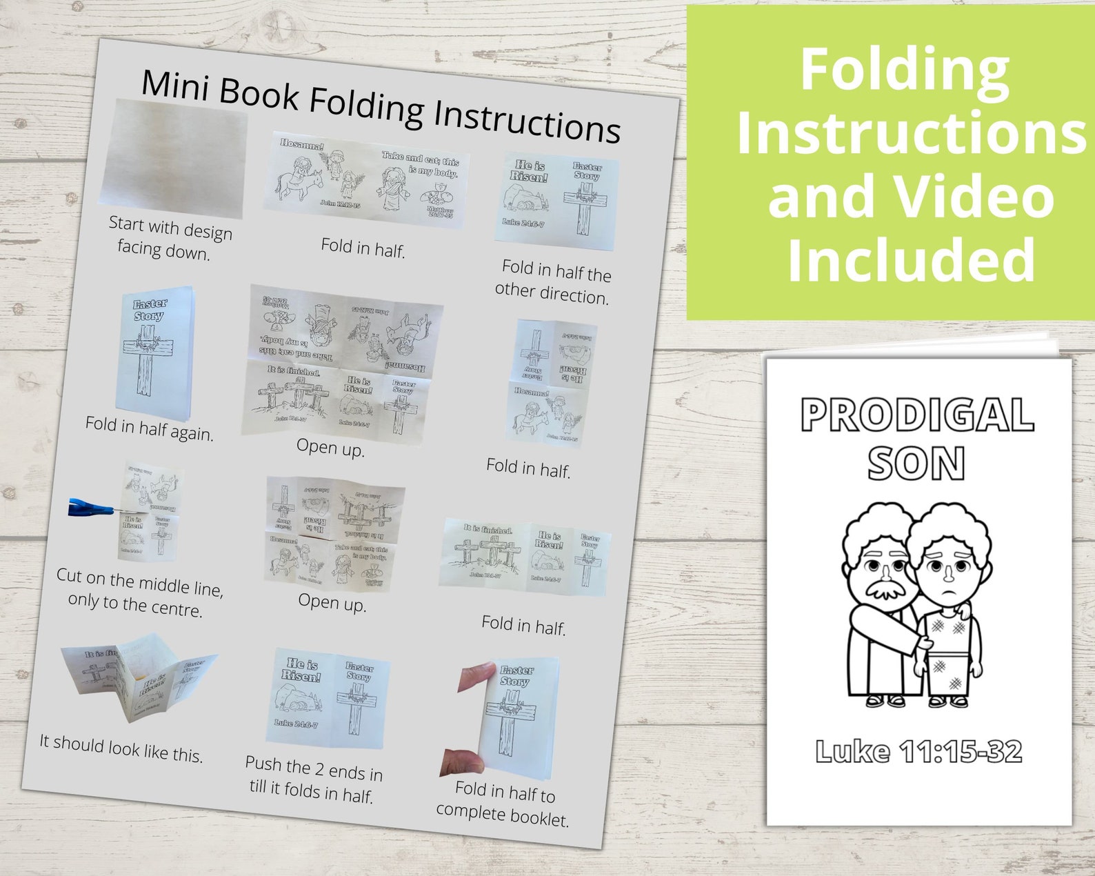 Prodigal Son Sunday School Craft Parables of Jesus New - Etsy