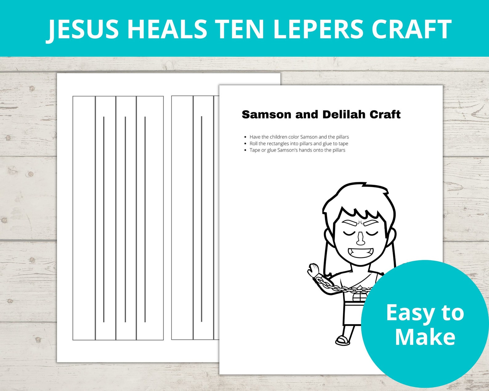 Samson and Delilah, Samson Craft, Bible Story Crafts, Sunday School ...