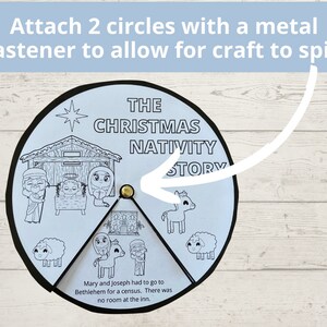 Christmas Nativity Bible Story, Sunday School Craft, Bible Story ...