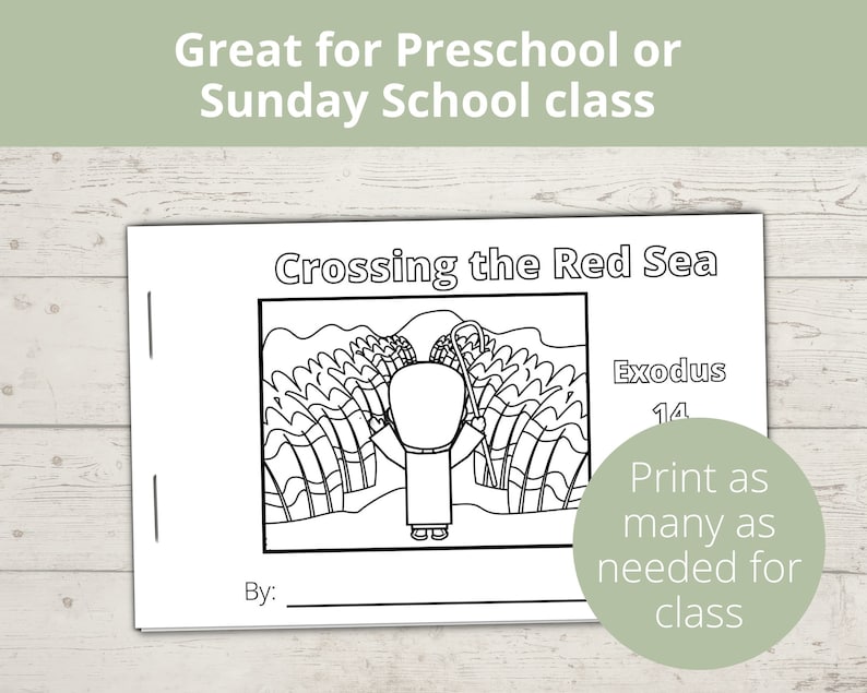 Crossing the Red Sea, Moses and the Parting of the Red Sea, Sunday ...