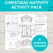 Christmas Nativity, Bible Story Activities, Sunday School Craft ...
