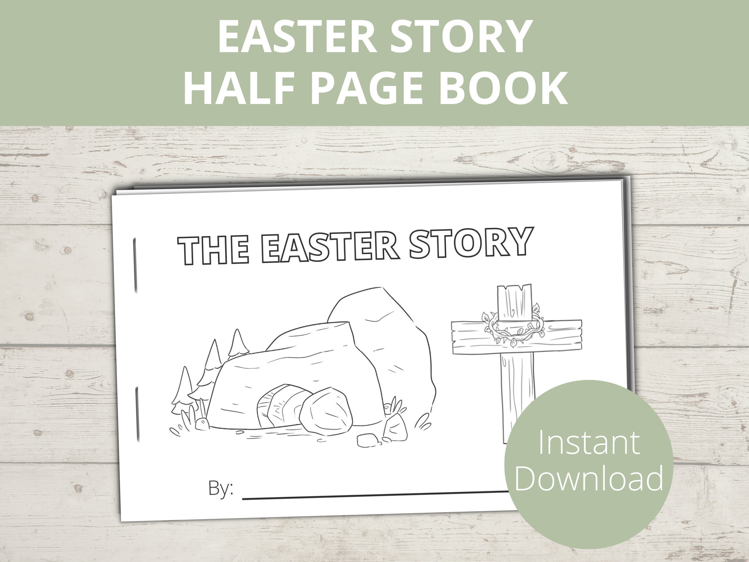 Printable Easter Story For Preschoolers Kindergarten The Easter Story