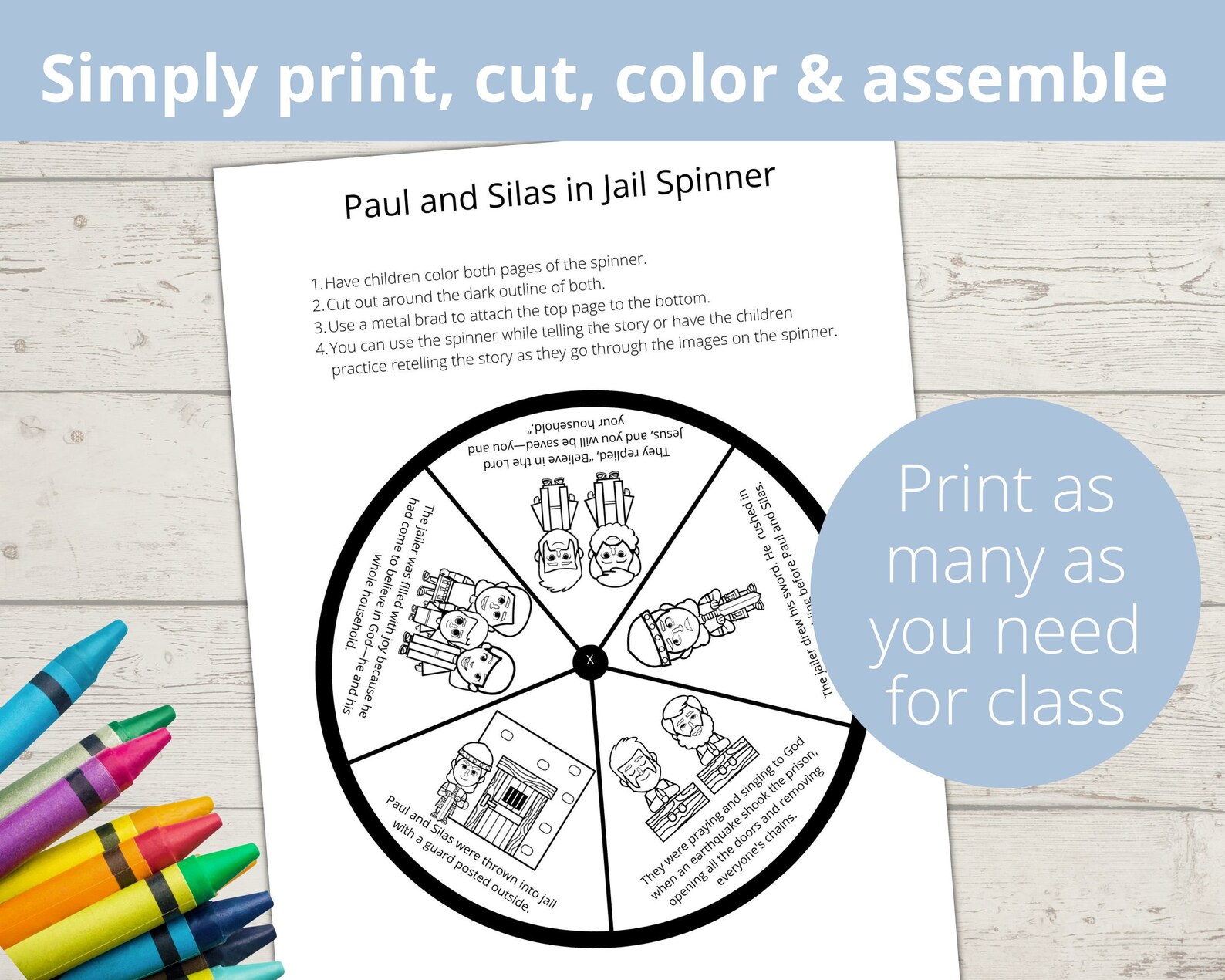 Paul and Silas Craft, Sunday School Activities, Kids Bible Craft, Bible ...