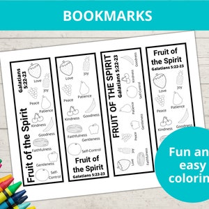 Fruit of the Spirit Activity Pack, Printable Bible Story Activities ...