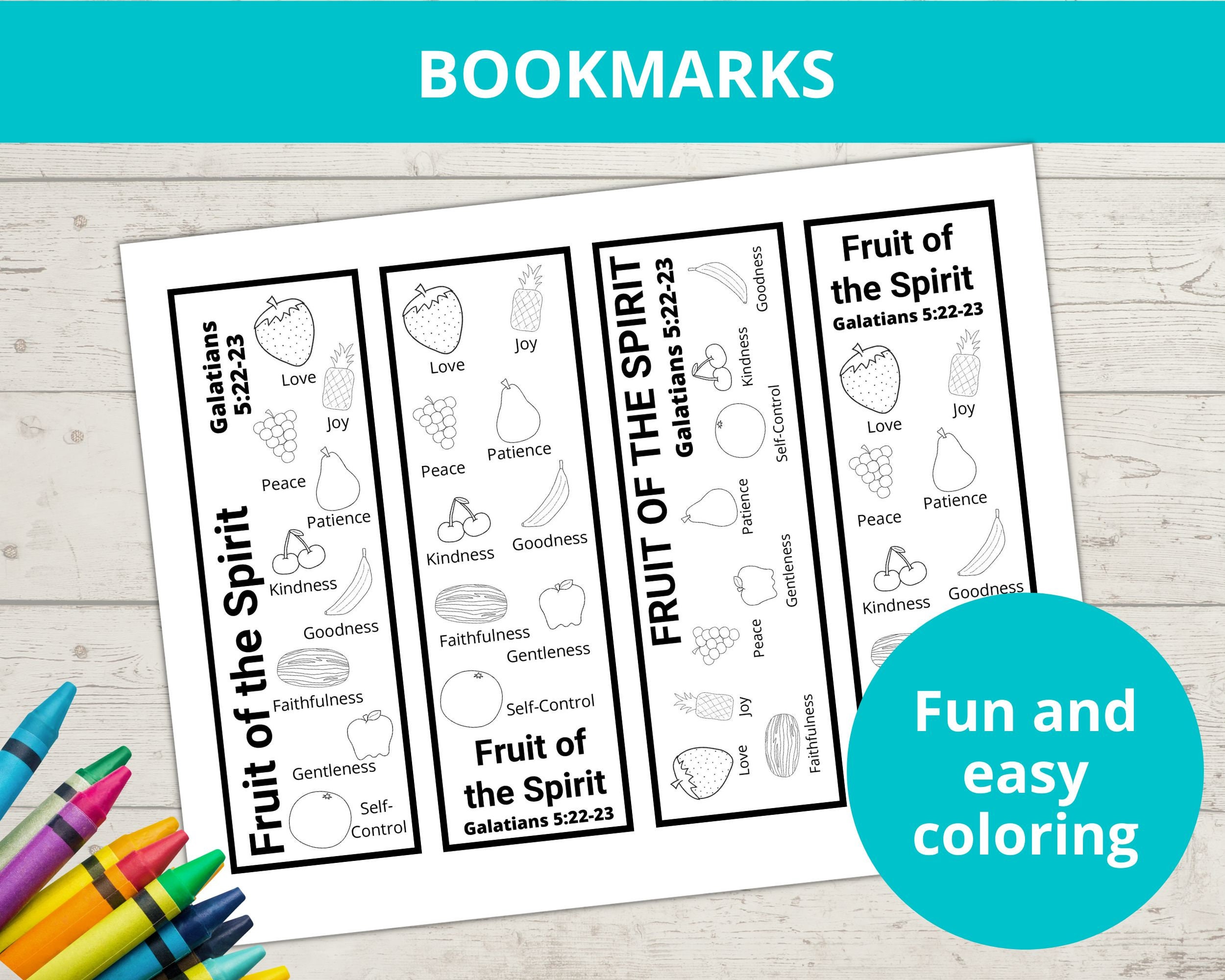 Fruit of the Spirit Activity Pack, Printable Bible Story Activities ...