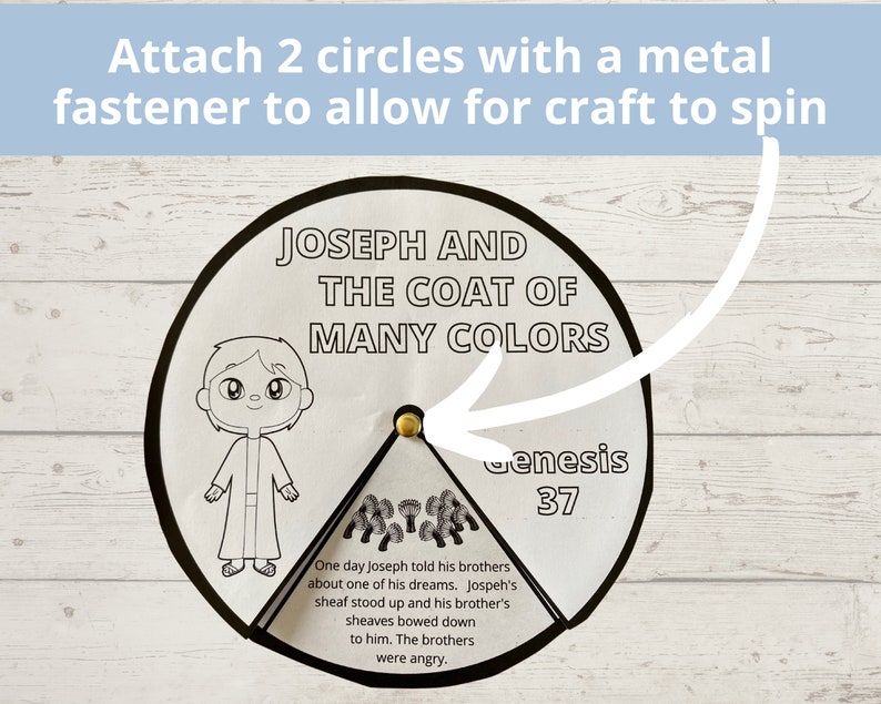 Joseph and Coat of Many Colors, Story of Joseph, Sunday School Craft ...