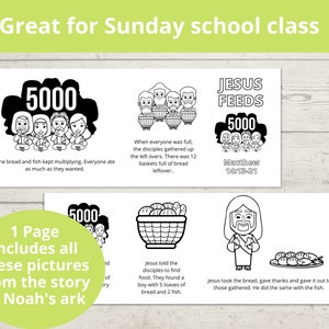 Jesus Feeds 5000 Craft, Jesus Feeds the 5000, Miracles of Jesus, Jesus ...