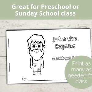 John the Baptist Craft, Sunday School Craft, John Baptist, Matthew 3 ...