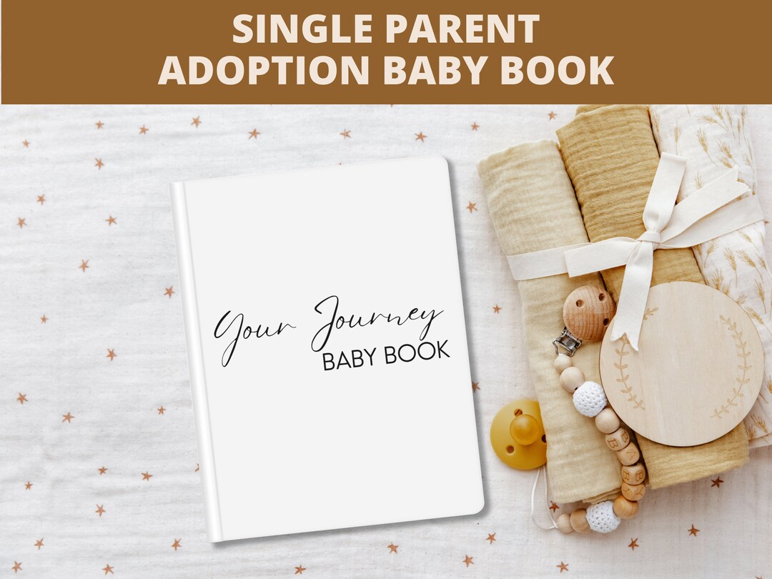 Adoption Baby Book, Single Parent, Adoption Book, Newborn Baby Book ...