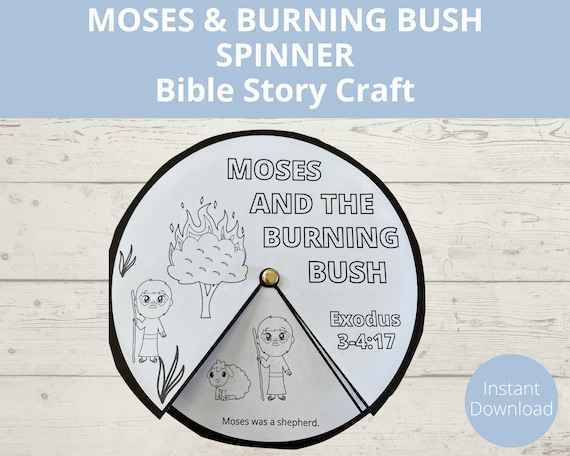 Burning Bush Bible Craft