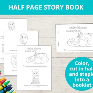 Baby Moses Bible Story Activities, Sunday School Craft, Moses Basket ...