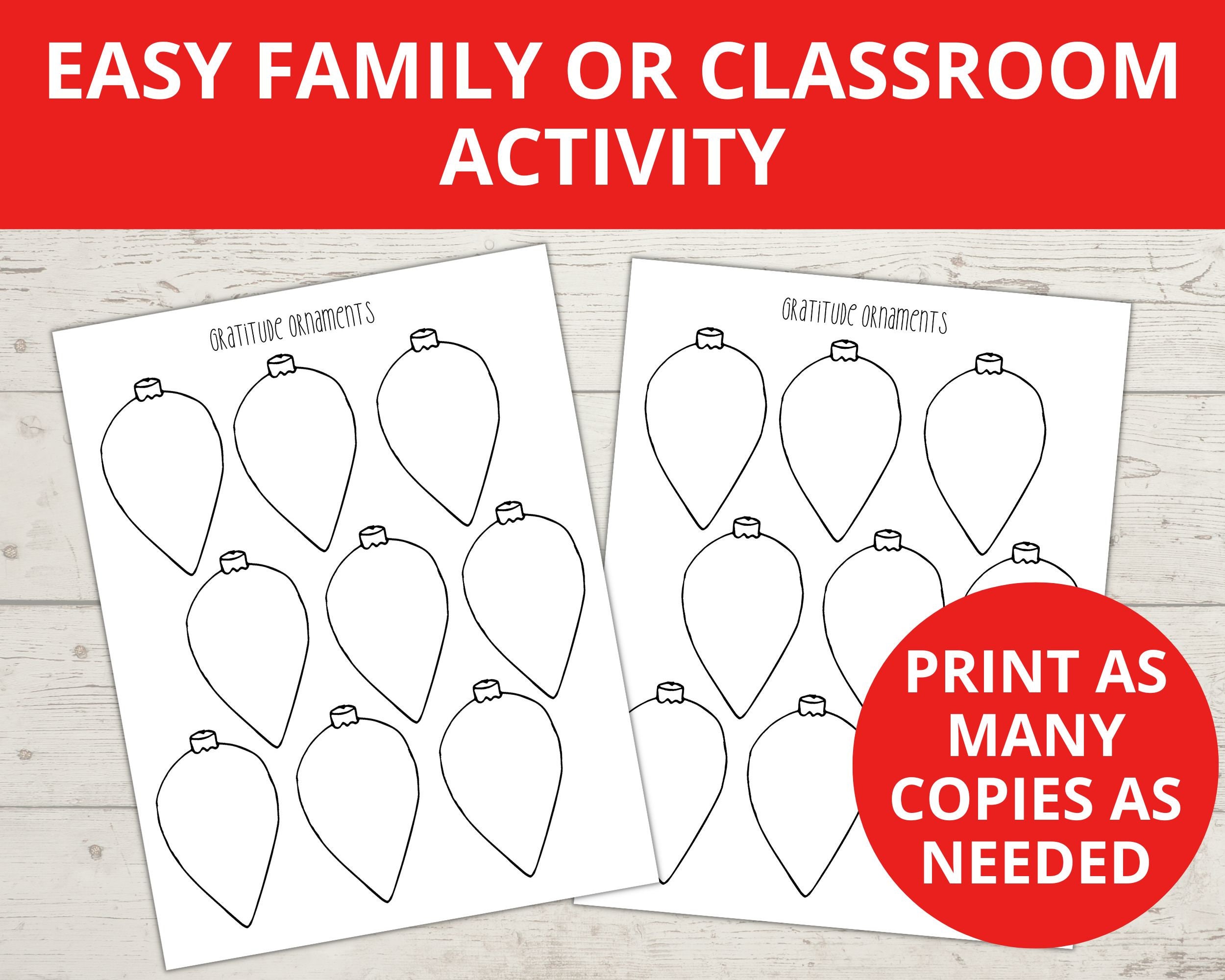 Gratitude Garland Printable, Christmas Grateful, I Am Thankful For ...