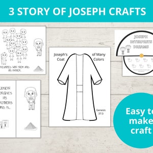 Story of Joseph Bible Story Activities, Sunday School Crafts, Activity ...