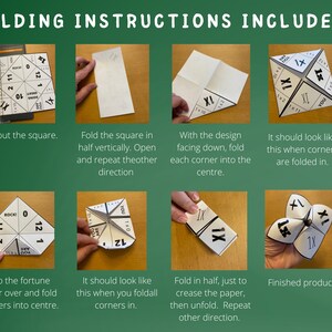 Math Flash Cards, Math Fortune Teller, Times Table, Multiplication ...