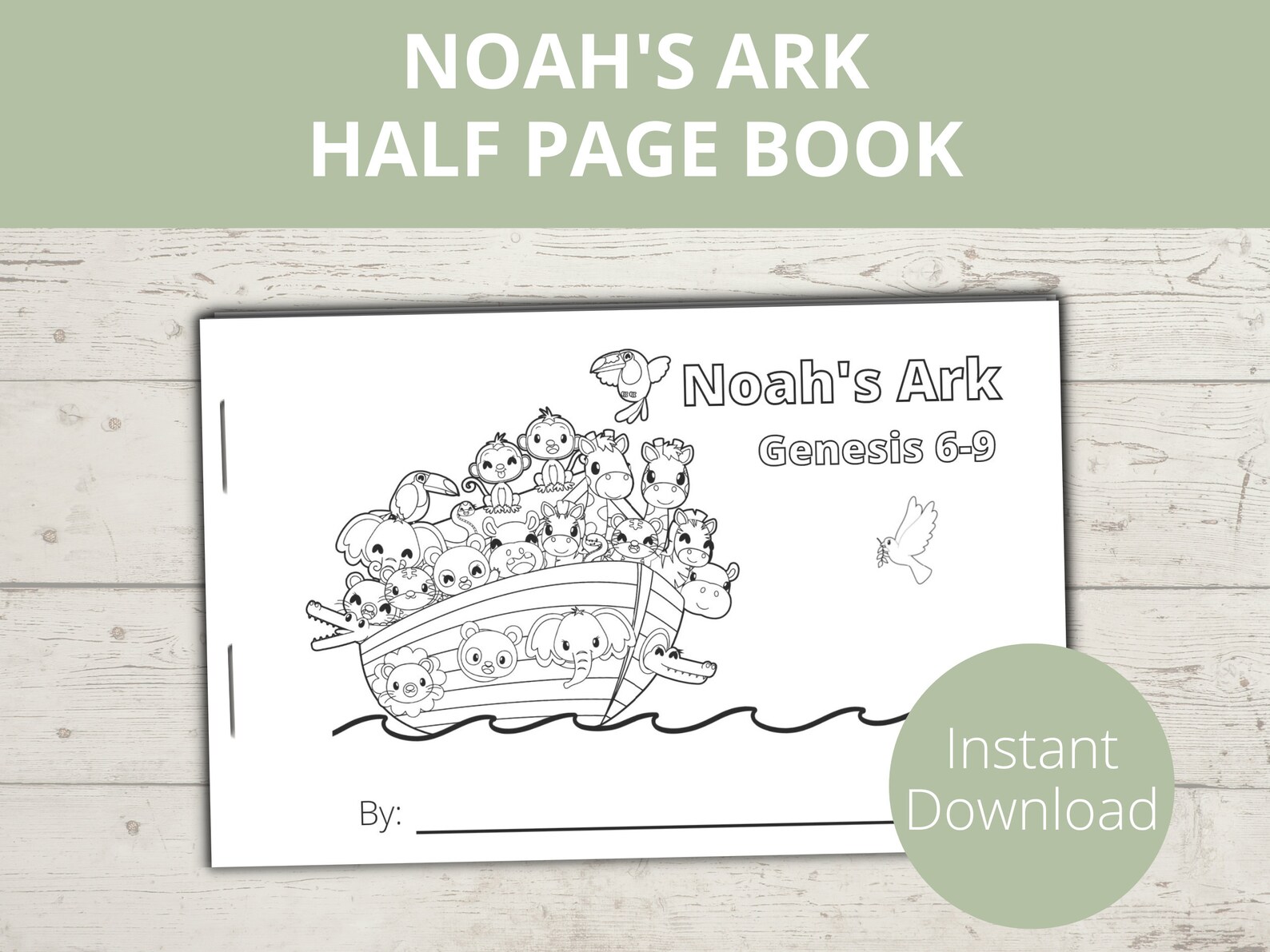 Noahs Ark Craft, Noahs Ark Coloring Pages, Sunday School Craft, Bible ...