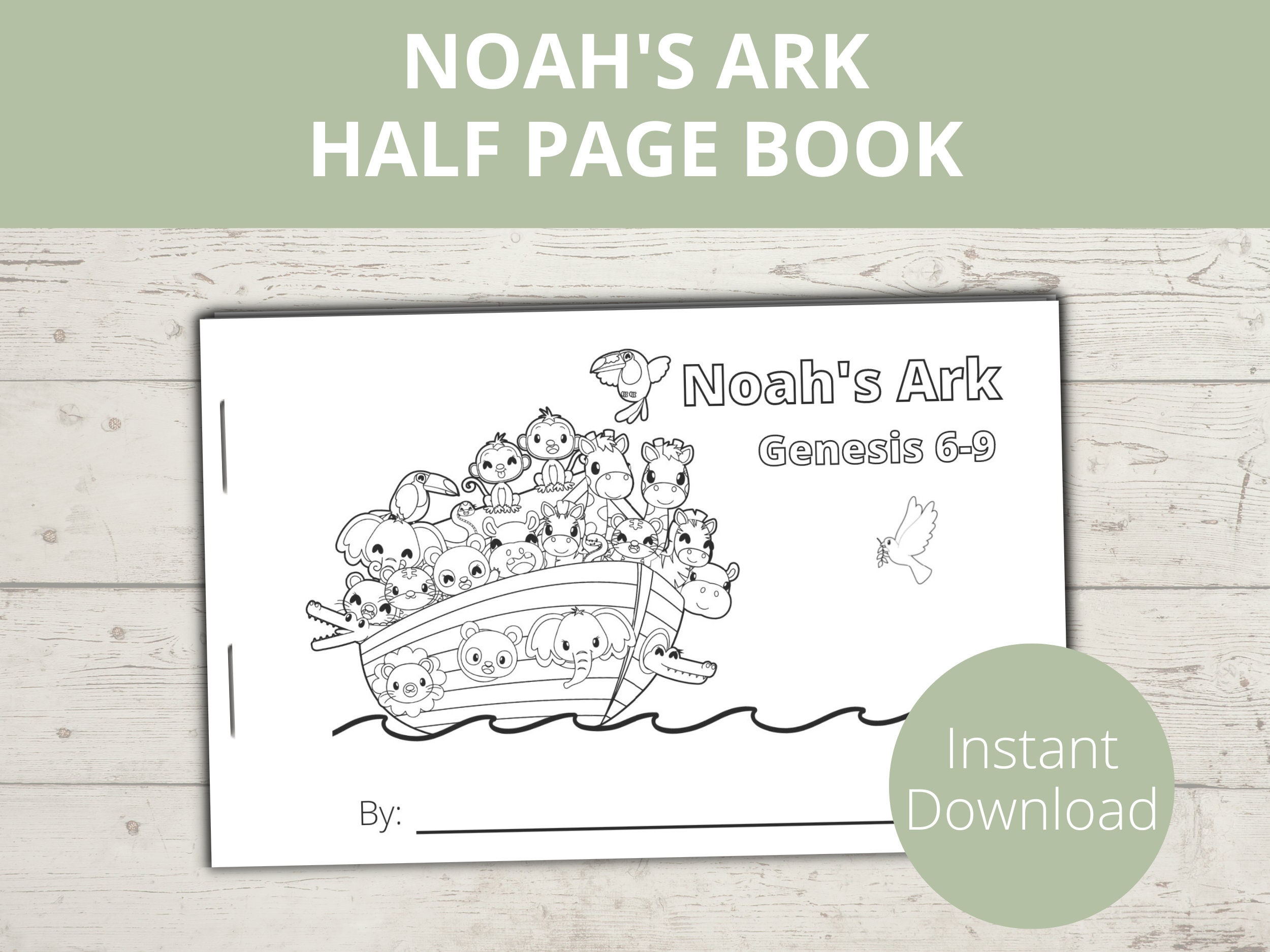 Noahs Ark Craft, Noahs Ark Coloring Pages, Sunday School Craft, Bible ...