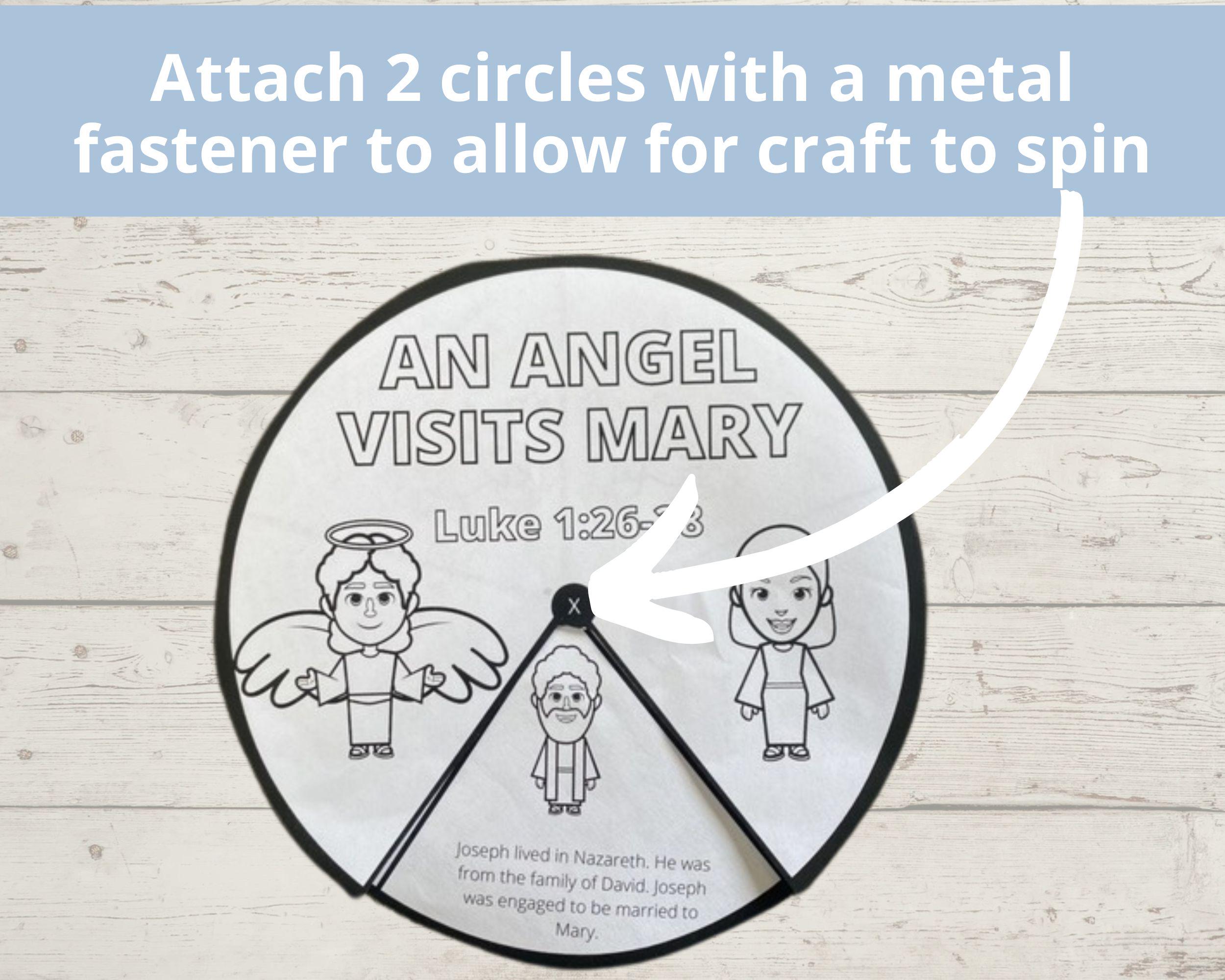 Angel Gabriel Visits Mary, Mary Visited by Angel, Mary and Joseph ...