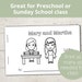 Mary and Martha, Martha and Mary Jesus, Preschool Bible Activities ...