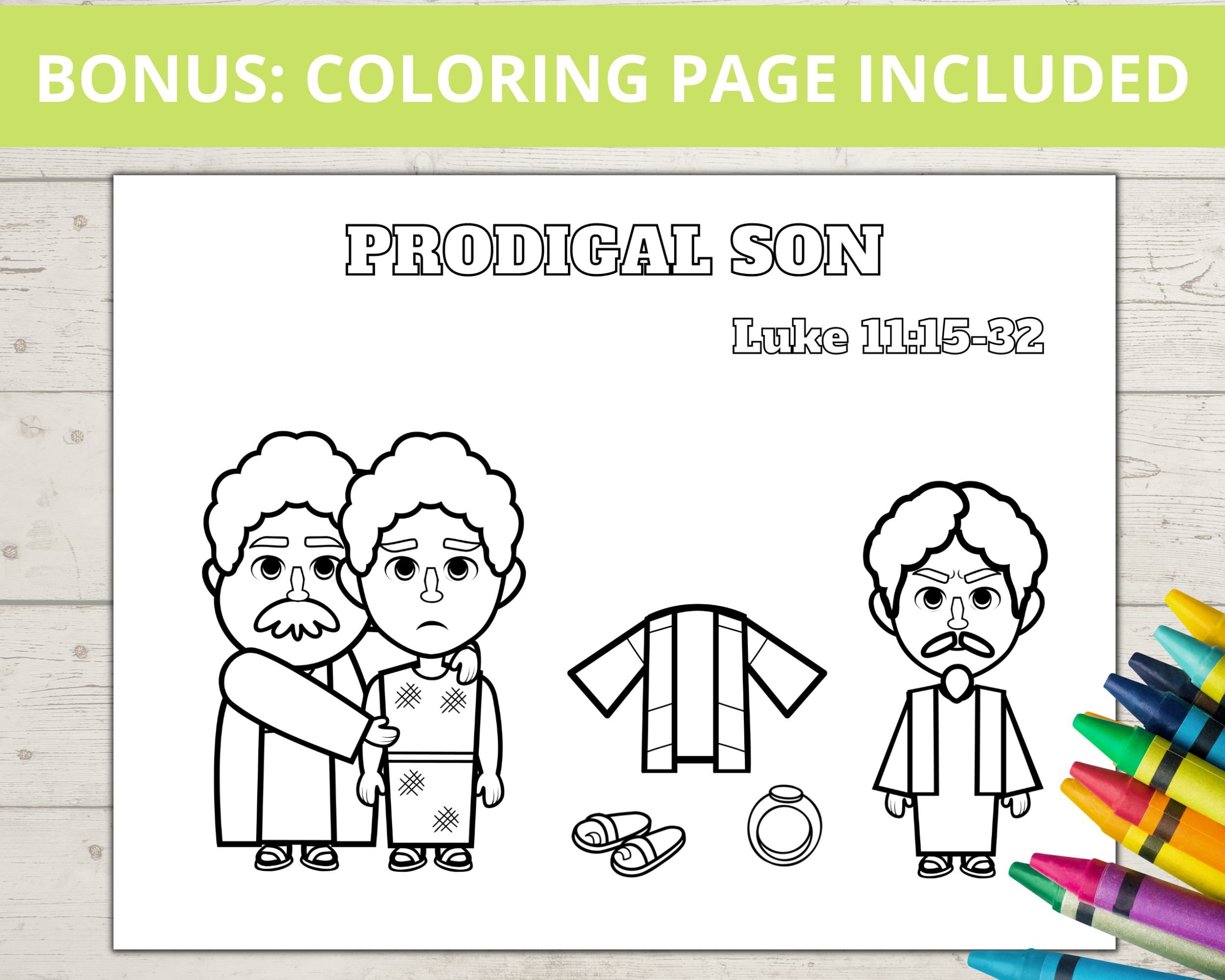 Prodigal Son Sunday School Craft Parables of Jesus New - Etsy