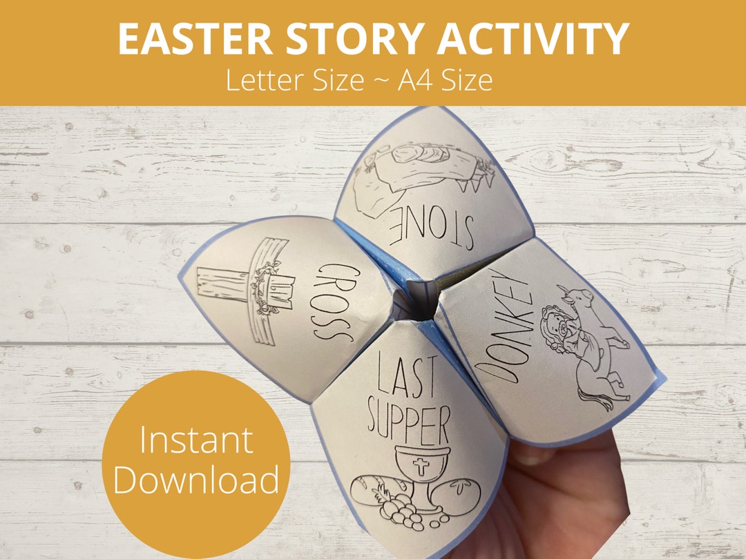 Easter Story for Kid, Sunday School Craft, Easter Story Craft, He is ...