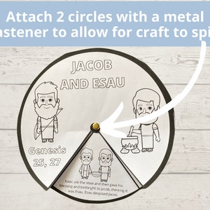 Jacob and Esau, Bible Story Printable, Sunday School Activities ...