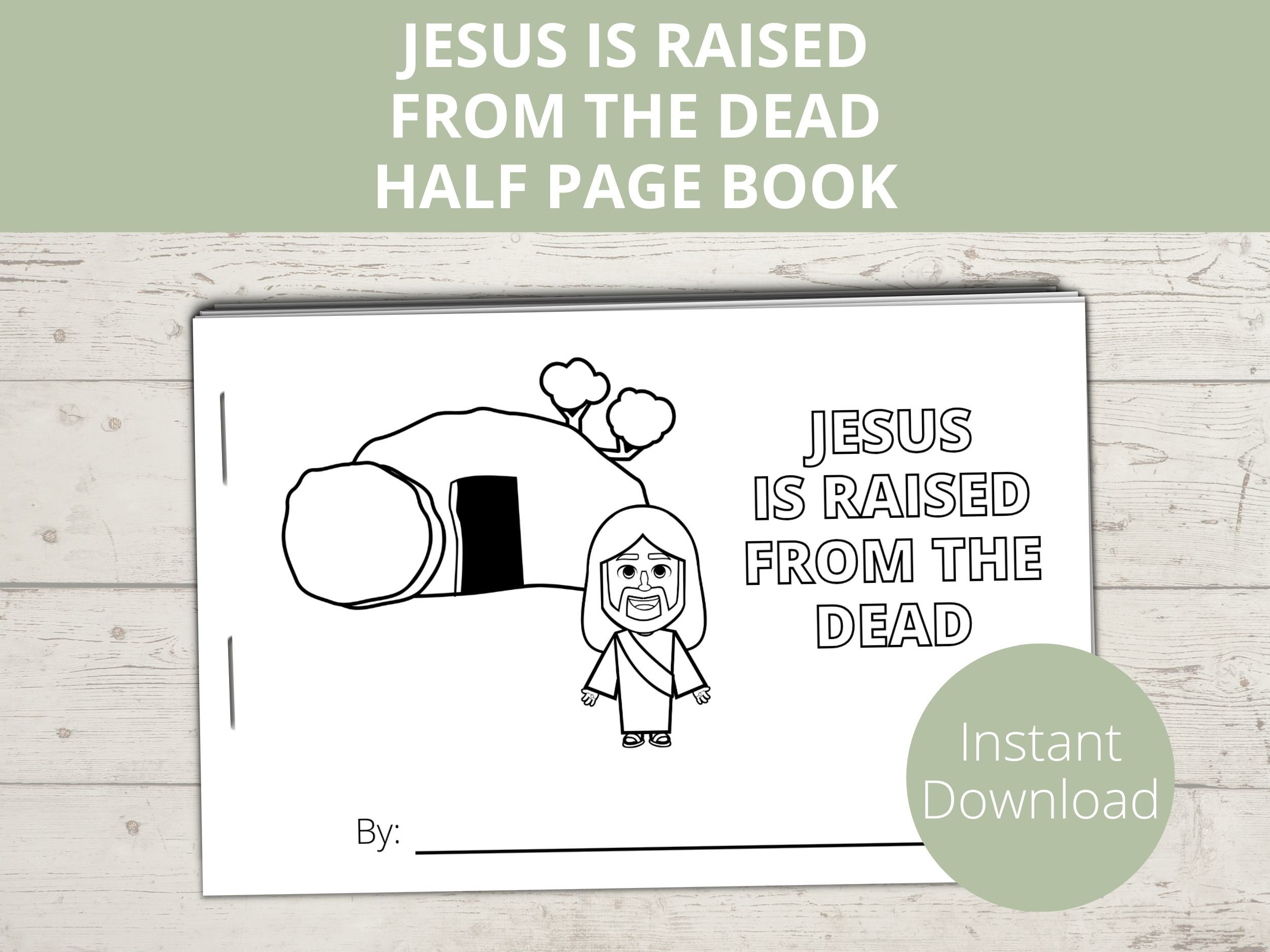 Jesus Resurrection, Easter Story Book, Story of Easter, He is Risen ...